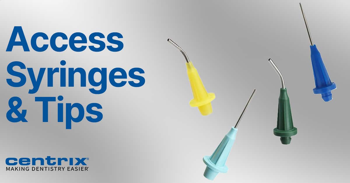 Access Syringes & Tips for Impression Materials - Centrix
